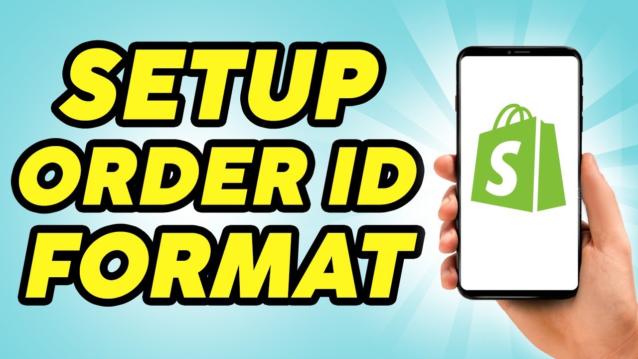 How To Set Up Order ID Format on Shopify - 2024 - YouTube