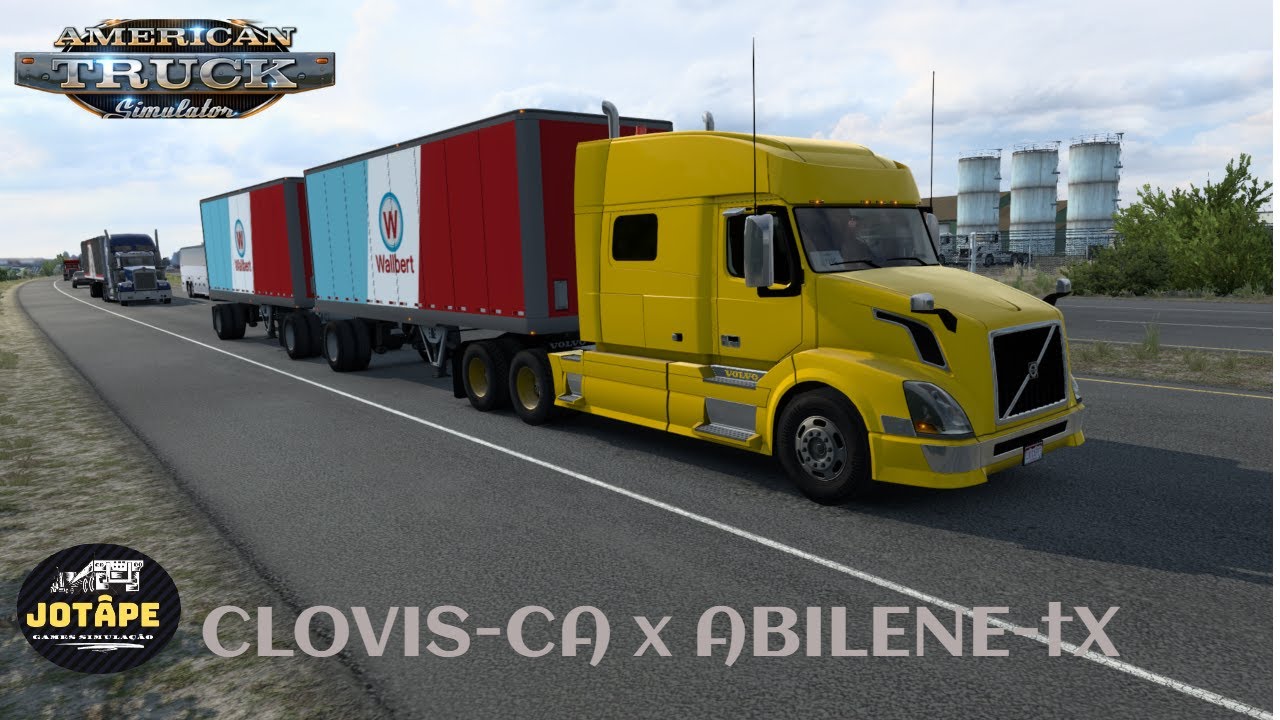 AMERICAN TRUCK SIMULATOR / DESVENDANDO O ESTADO DO TEXAS - CLOVIS x ABILENE - YouTube