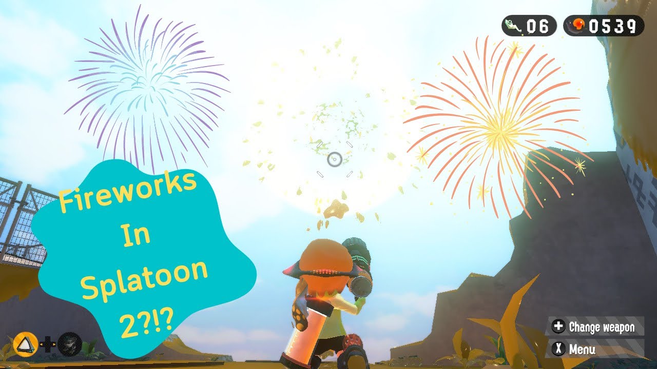 Fireworks In Splatoon 2?!?🎇😱 - YouTube