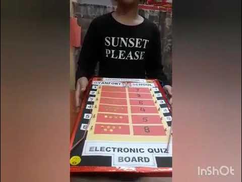 Home made Electronic Quiz board - YouTube