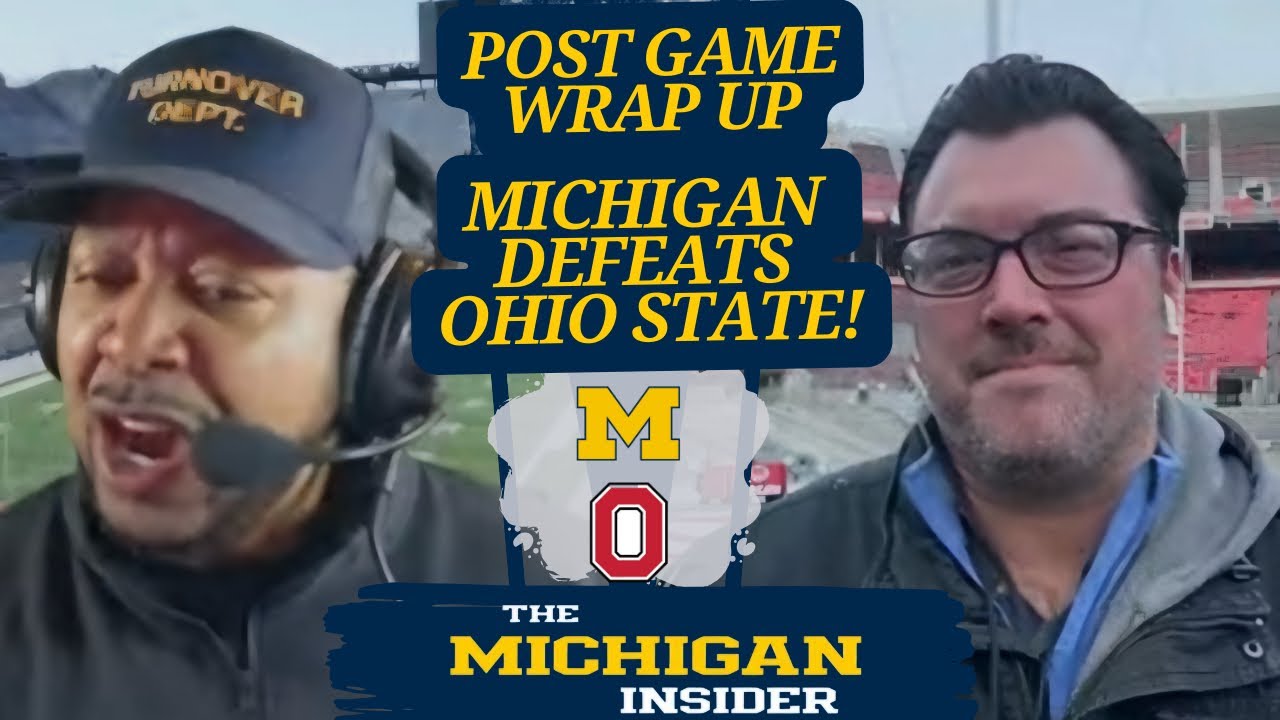 MICHIGAN BEATS OHIO STATE AGAIN! Wolverines win 13-10 in Columbus - YouTube