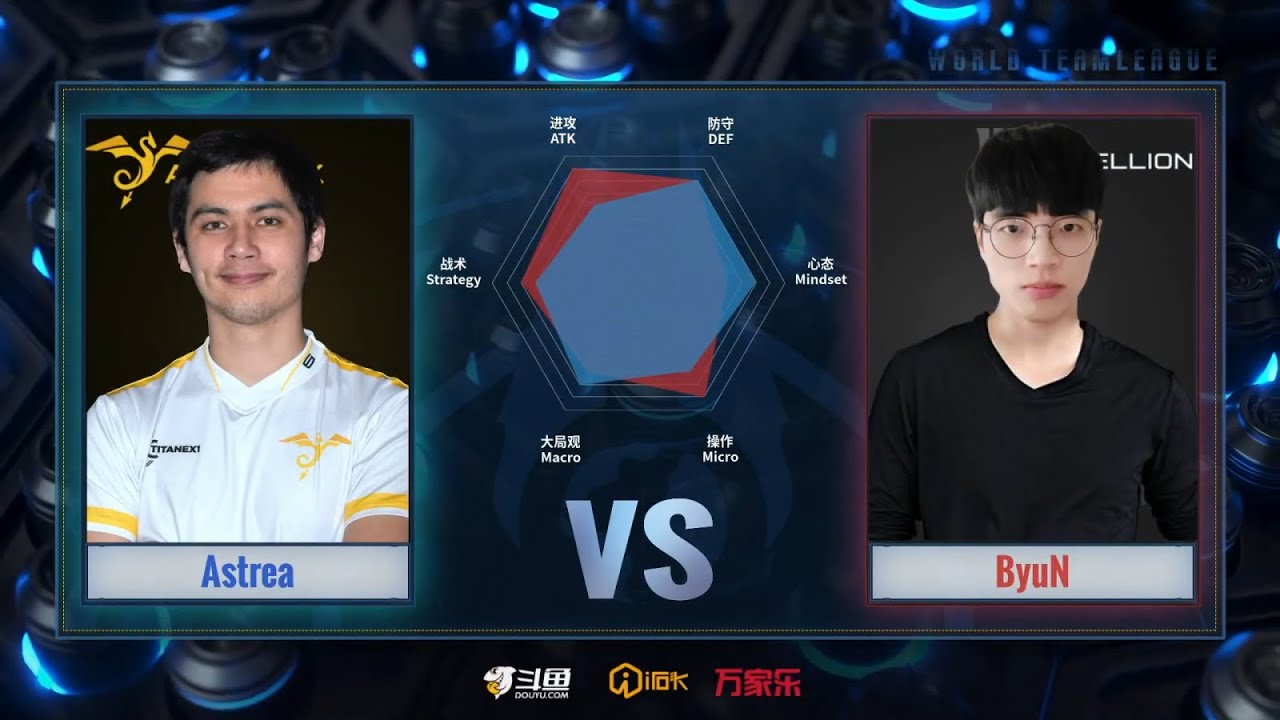 StarCraft 2 - ASTREA vs BYUN! - World Team League 2021 Summer: Regular ...