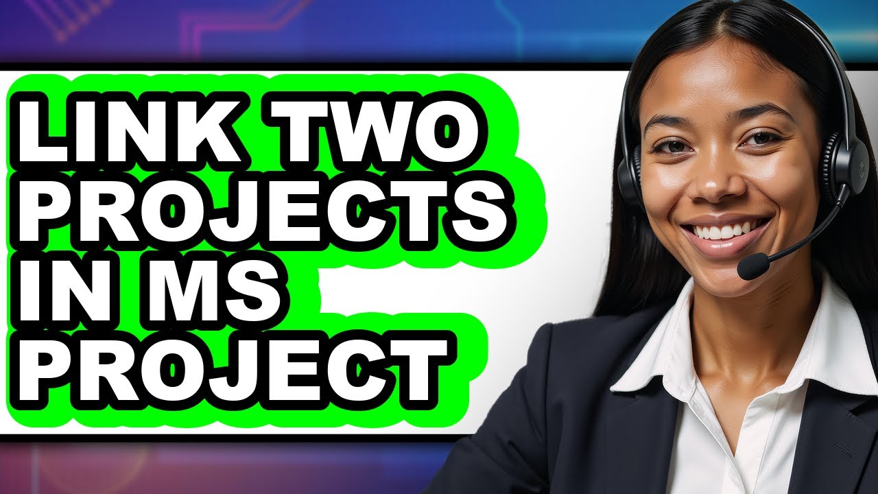 How to Link Two Projects in Ms Project (only Way) - YouTube