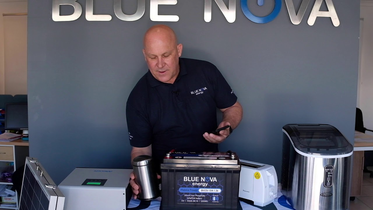 BlueNova introduces their Bluetooth monitored 13V - 1.3kWh Lithium ...