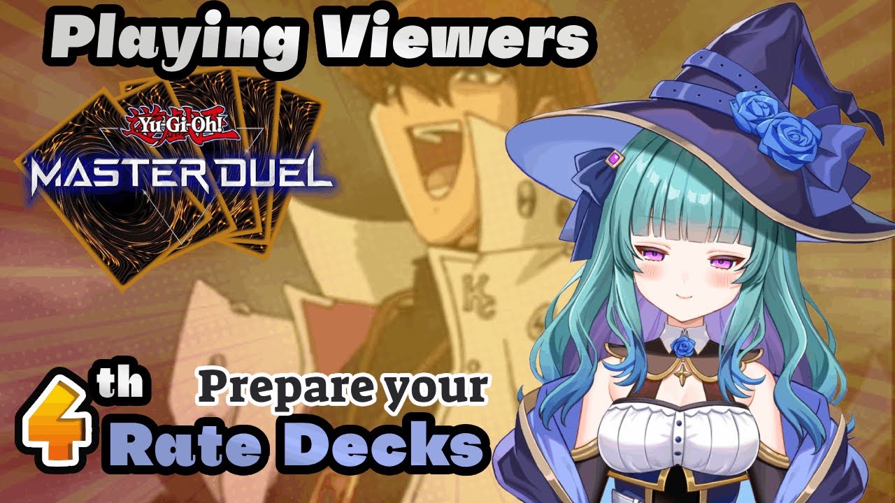 【Yugioh】Playing Viewers Live! Prepare your 4th Rate Decks (jk I'm casual) - YouTube