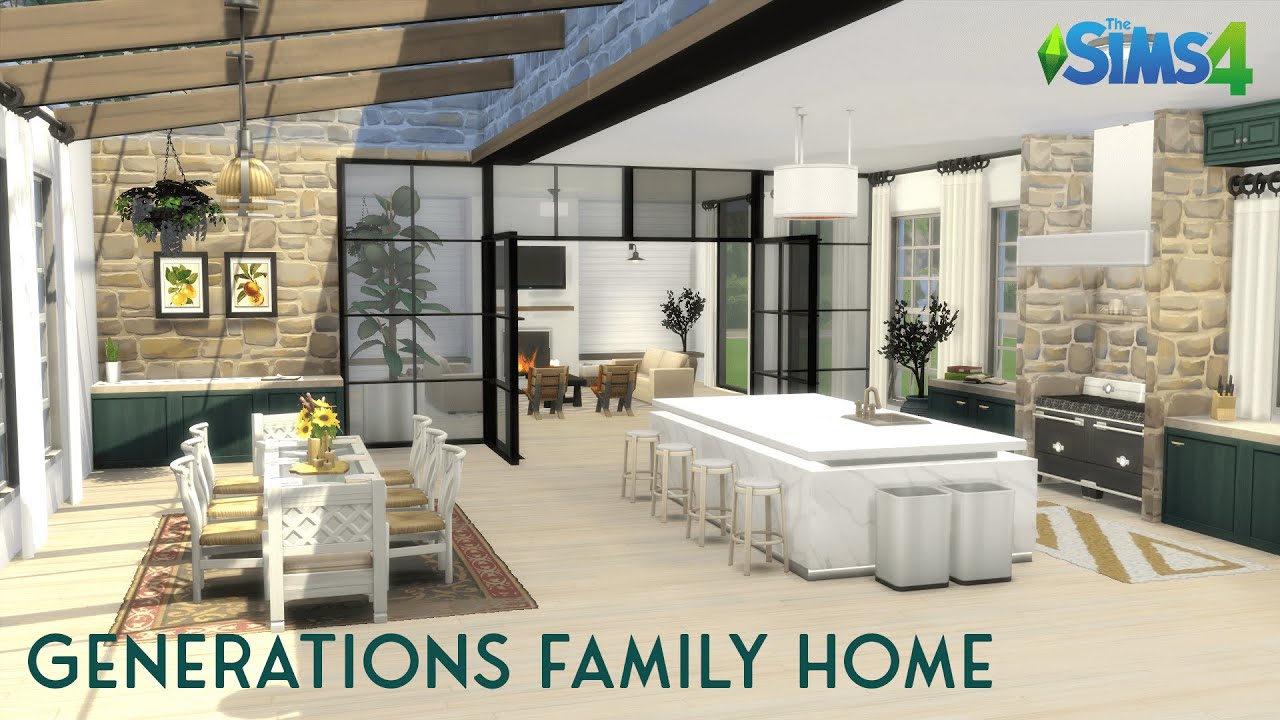 GENERATIONS FAMILY HOME | Machinima | No CC | The Sims 4 Stop Motion ...