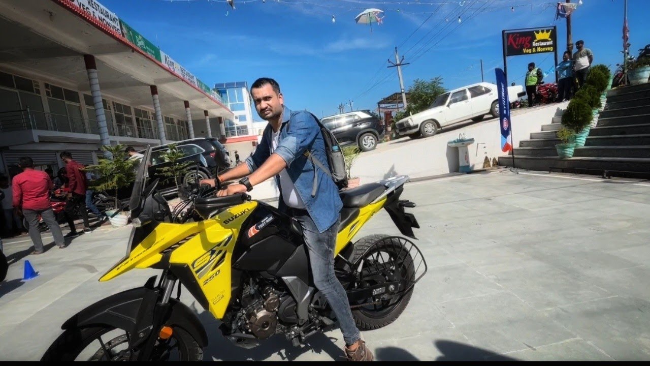 Suzki 250 cc yalow colar best option bike ride chaay pakuda ride fullly ...