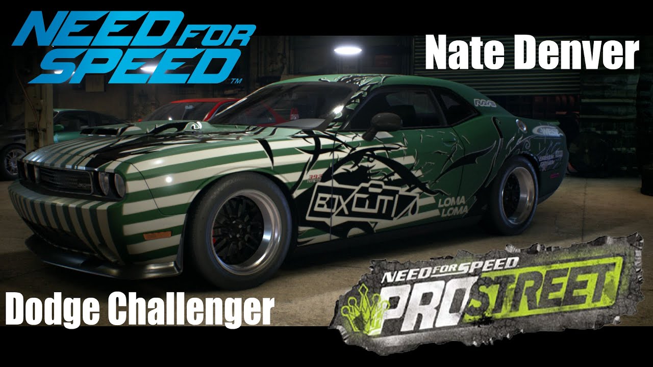 [NFS Tuning] Dodge Challenger - Pro Street Nate Denver #33 - YouTube