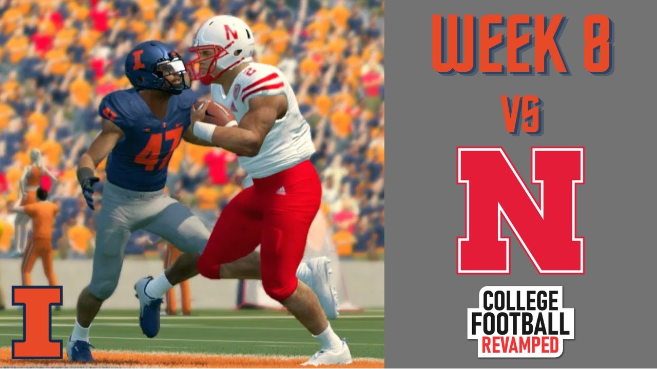 Illinois Dynasty - Ep 11: (S1, Week 8) vs Nebraska | CFB Revamped ...