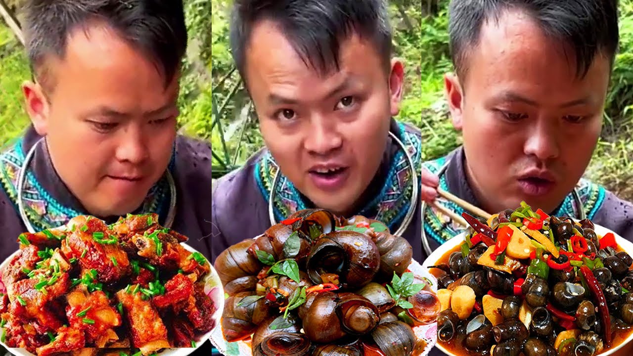 Miao specialties: konjac tofu, jar fish, loach tofu - YouTube