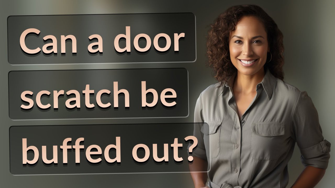 Can a door scratch be buffed out? - YouTube