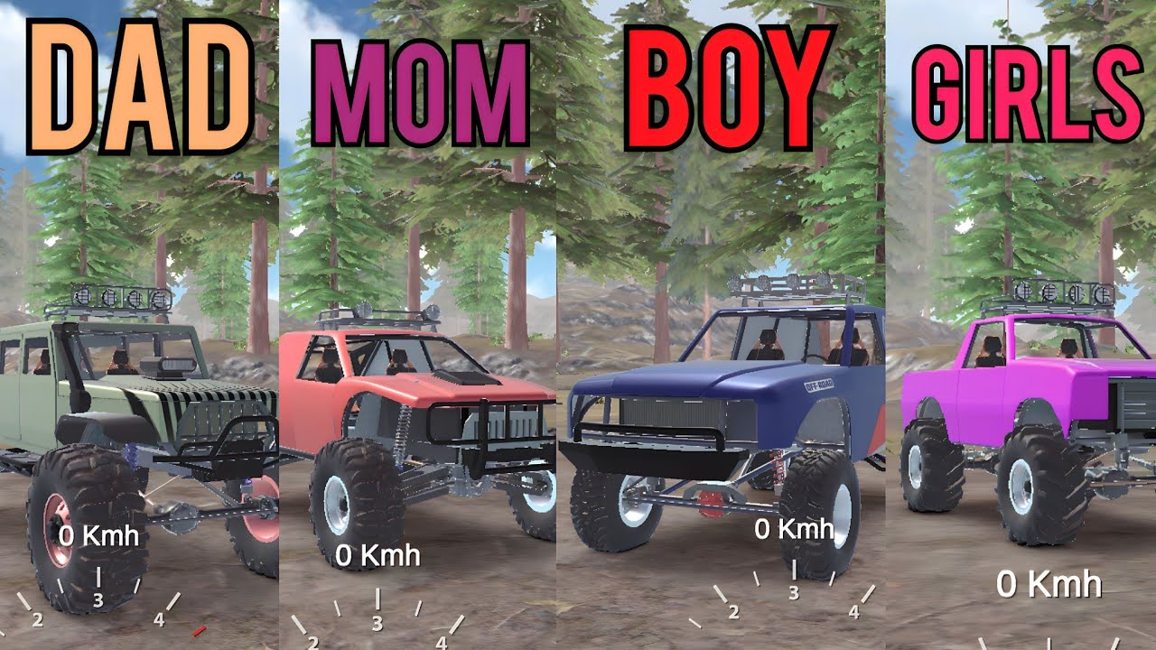 MOM vs DAD vs BOYS vs GIRLS in Torque Offroad - YouTube