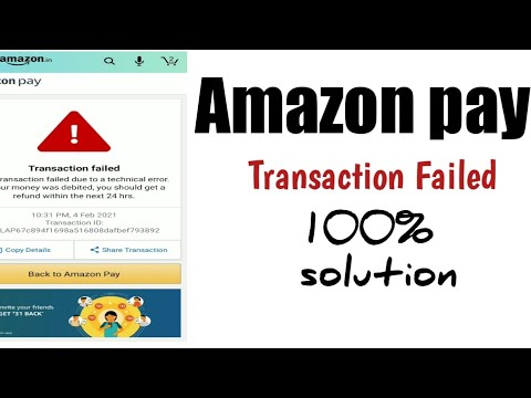 Amazon upi transaction failed | Amazon pay UPI transaction failed ...