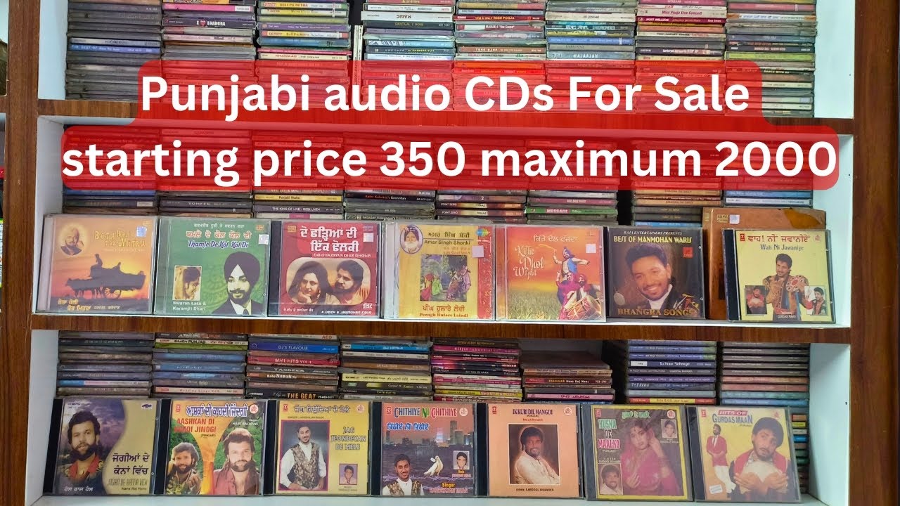Punjabi Audio CDs For Sale ( starting price 350 maximum 2000 all ...