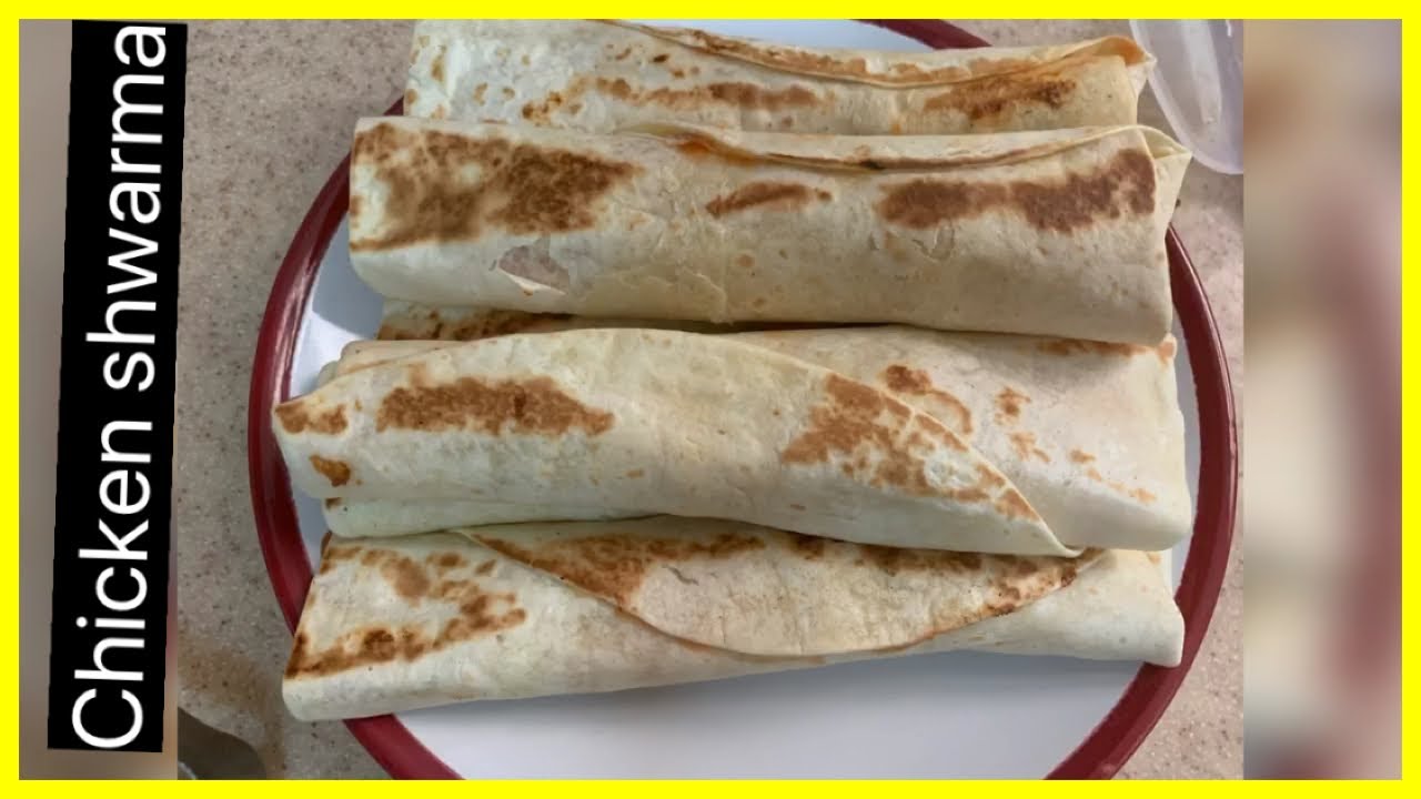 Chicken shwarma |better than restaurant ||how can make shwarma at home ...
