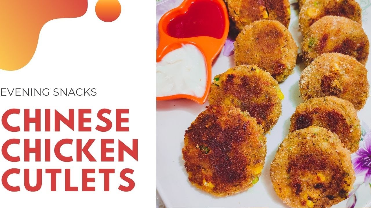 Chinese Chicken Cutlets | Evening Snack | Kitchen Lazzat - YouTube