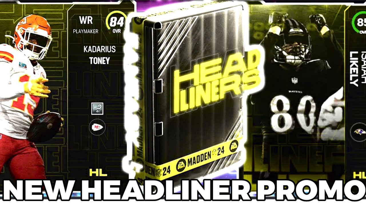 ALL NEW HEADLINERS PROMO 3 87 OVR PLAYERS SETS , PACKS AND MORE MADDEN ...