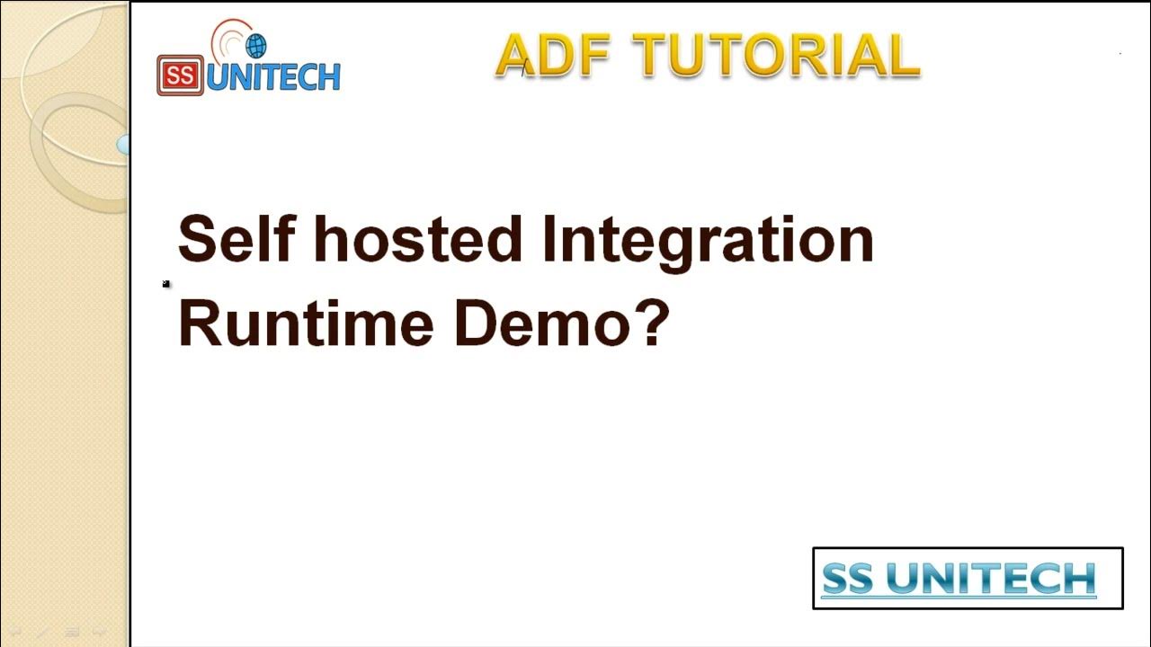 Setting up Self Hosted Integration runtime in Azure Data Factory | ADF tutorial part 17 - YouTube