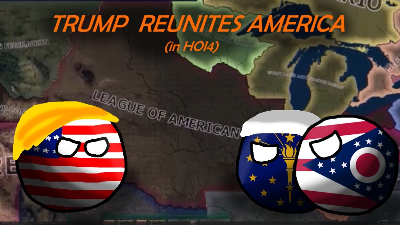 Trump Reunites America in HOI4 (Part 1) - YouTube