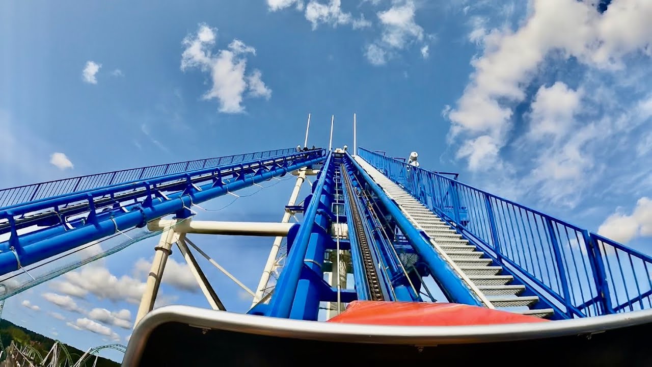 World’s SMOOTHEST Boomerang Roller Coaster? Cobra 4K POV! | PowerPark ...