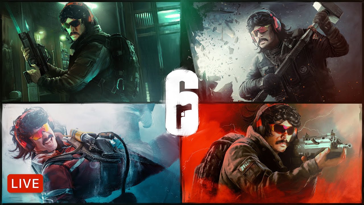🔴LIVE - DR DISRESPECT - RAINBOW SIX SIEGE - AIM EXPERT - YouTube
