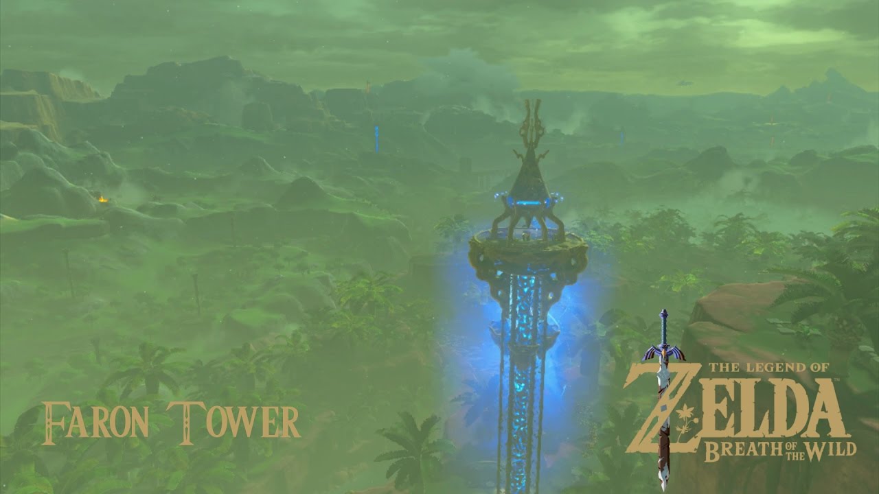 Zelda BoTW Faron Tower - YouTube