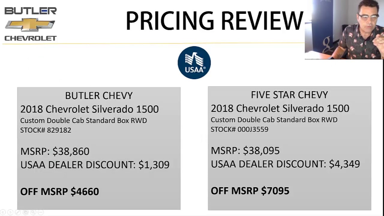 Butler Chevy New Vehicle Pricing Review - YouTube
