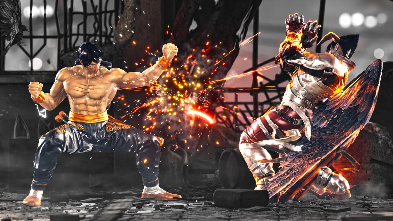 Law Vs Devil Jin Aggressive Rank Matches-Tekken 8 - YouTube