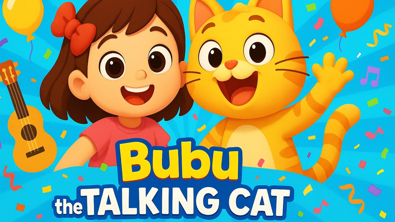Bubu the Talking Cat | Funny Children's Song - YouTube
