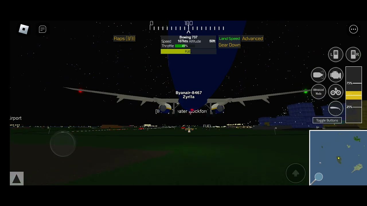 Landing an B737 of Ryanair at Rockford on PTFS! - YouTube