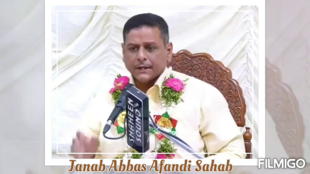Shayer-e-Ahlebait a.s Janab Abbas Afandi Sahab - YouTube