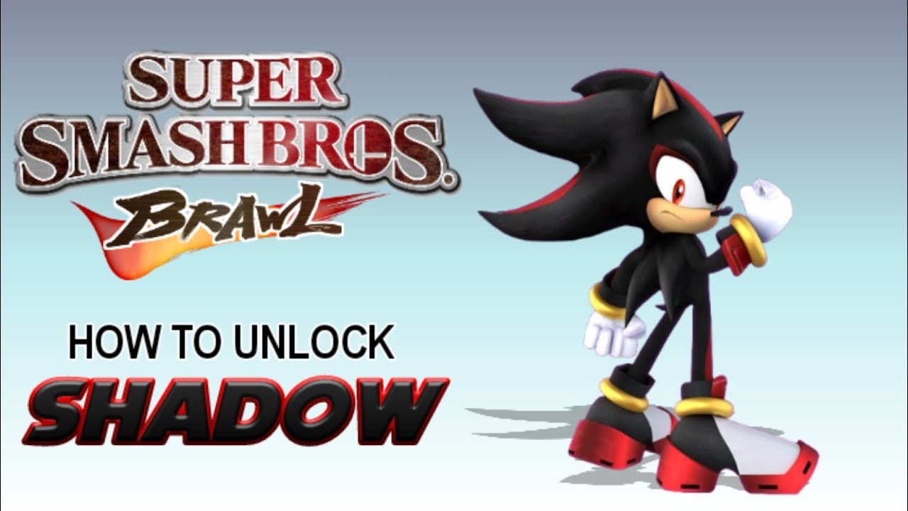 How to Unlock Shadow in Super Smash Bros. Brawl - YouTube