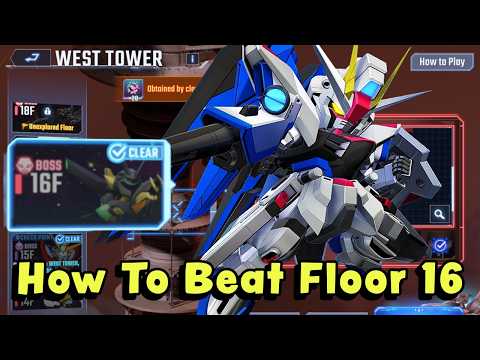 How to Beat Floor 16 of Generation Tower West Tower (SD G Generation Eternal)