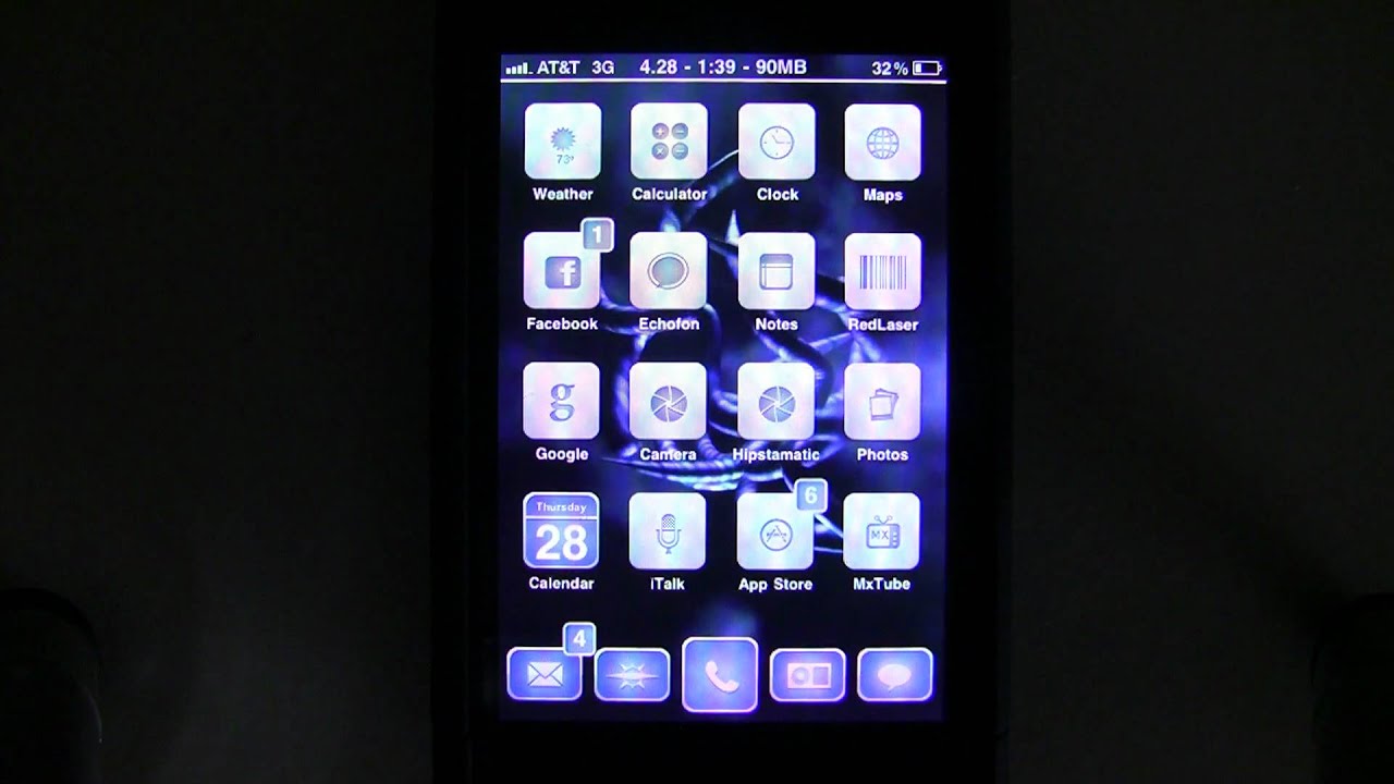 My new Iphone Theme - YouTube