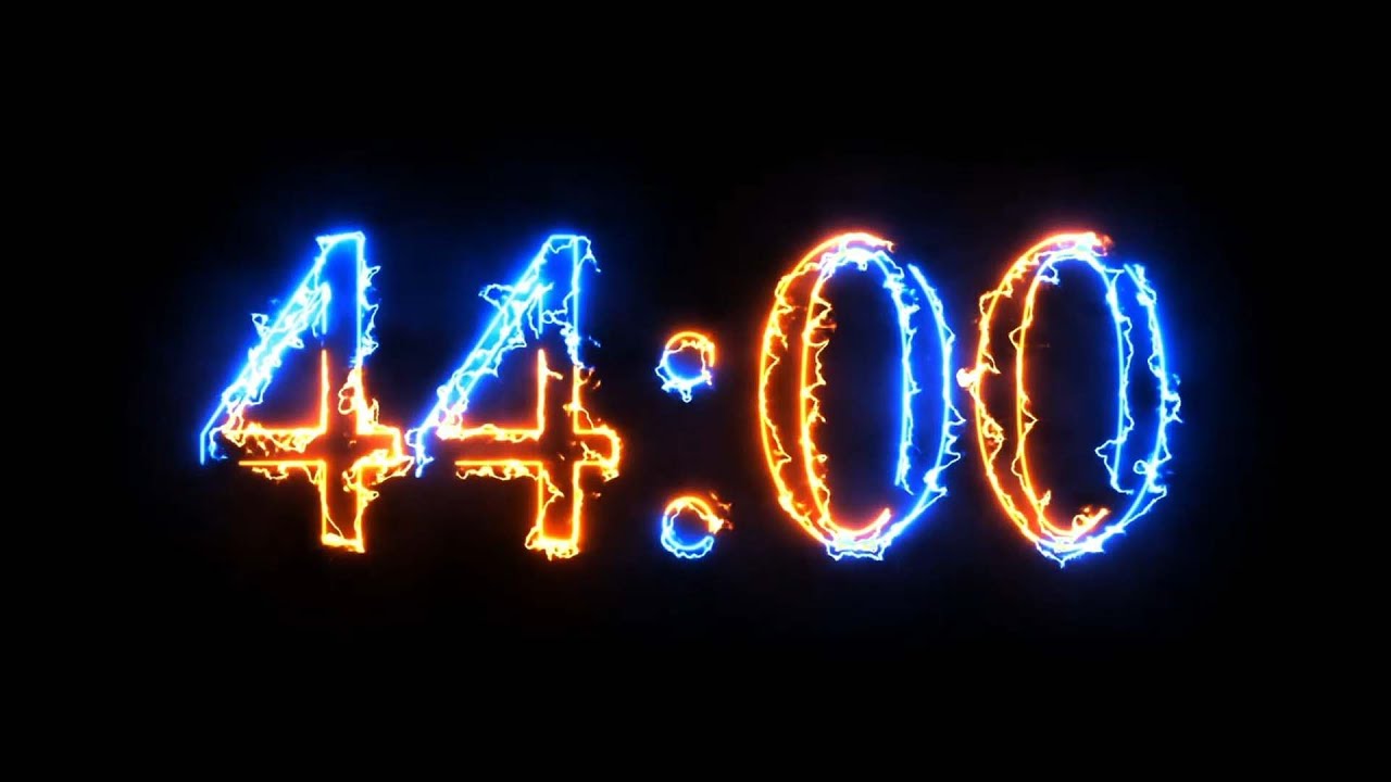 44 Minute Timer - 2640 seconds Timer - Clean & Simple [ELECTRIC] - YouTube