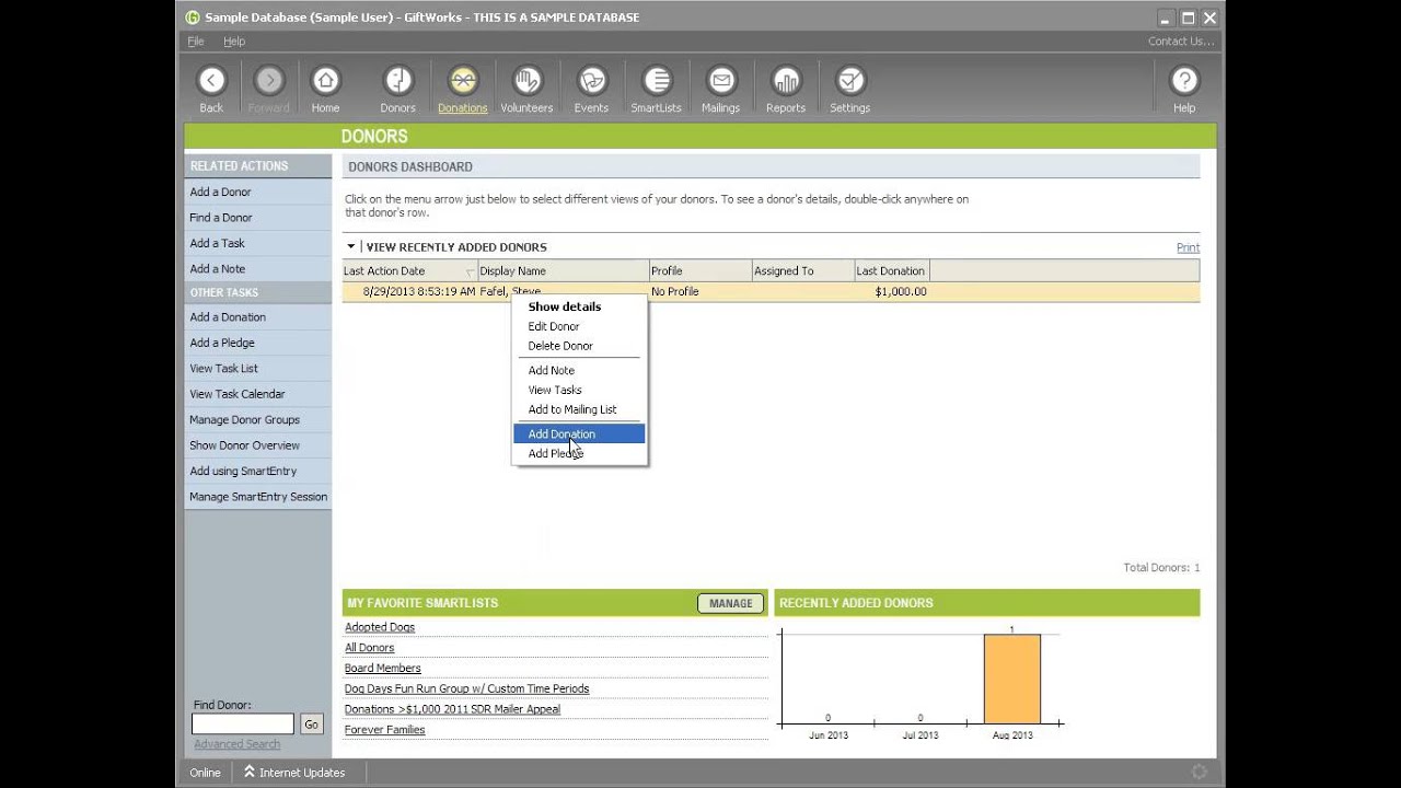 FirstGiving integration with GiftWorks - YouTube