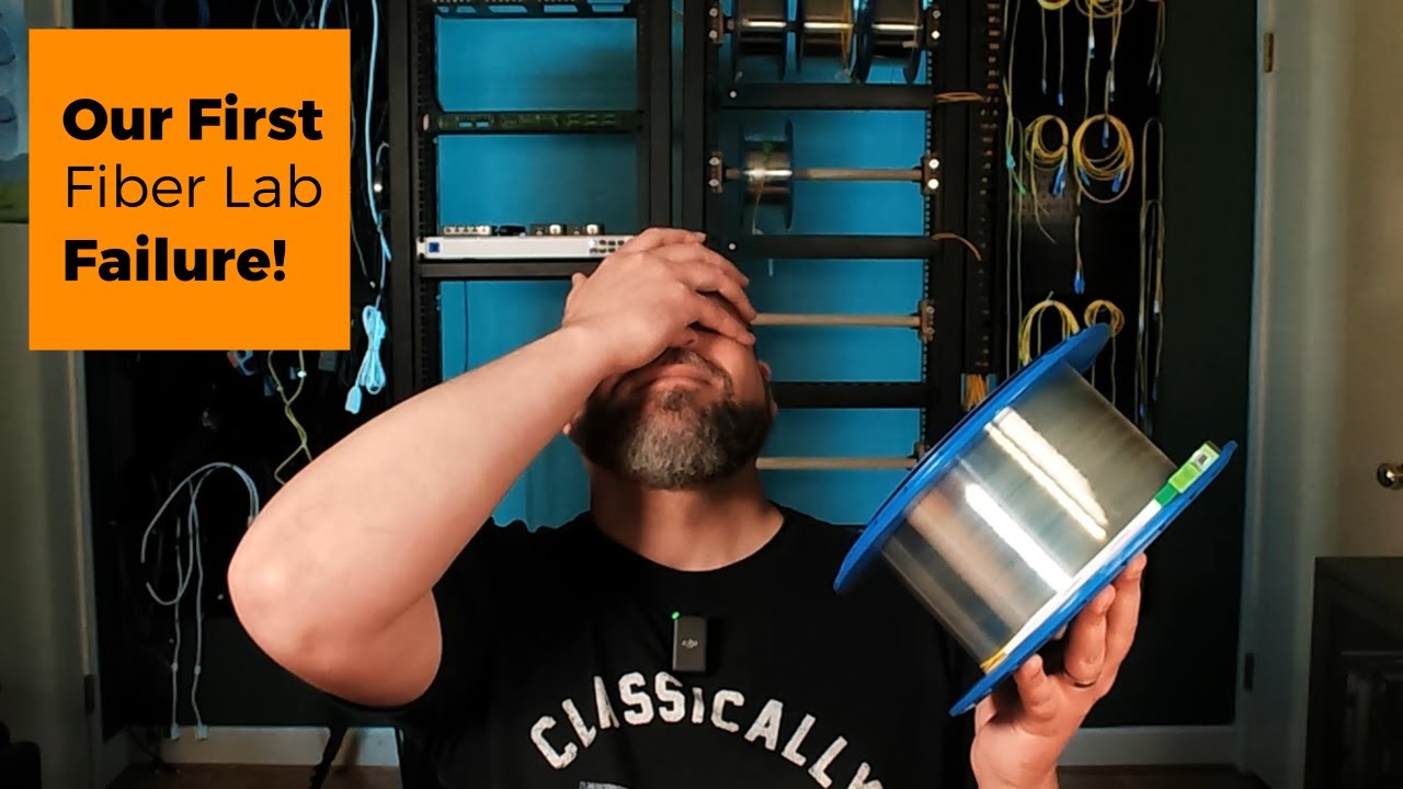 Our First Fiber Optic Home Lab Failure! - YouTube