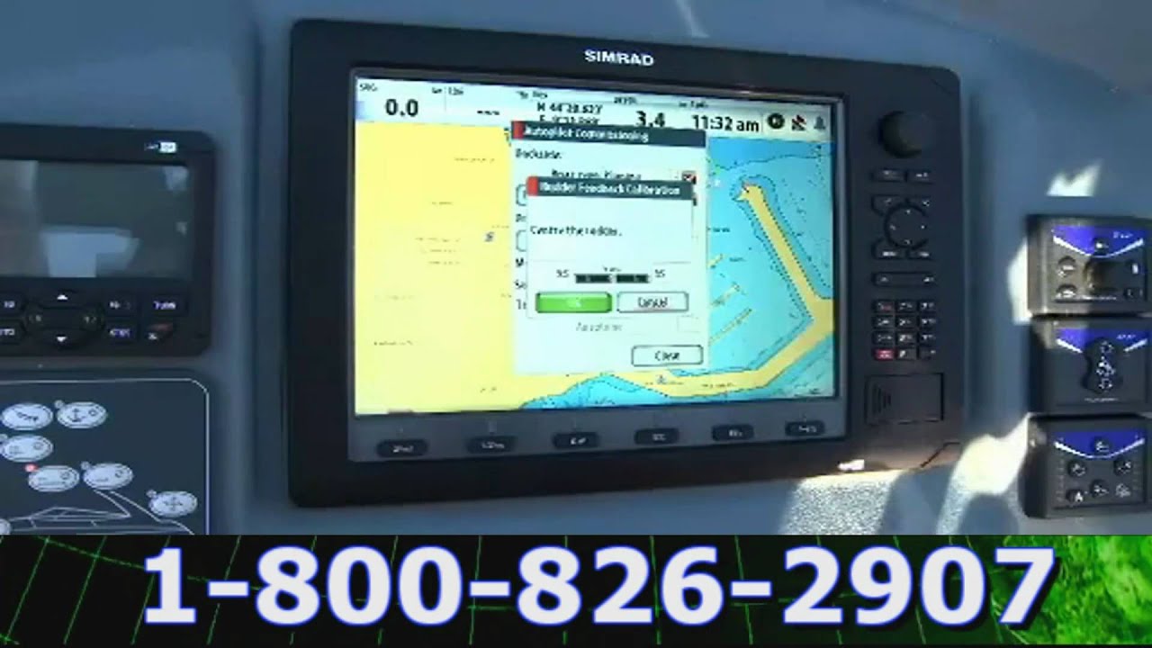 Simrad NSE Autopilot Wizard Demonstrated - YouTube