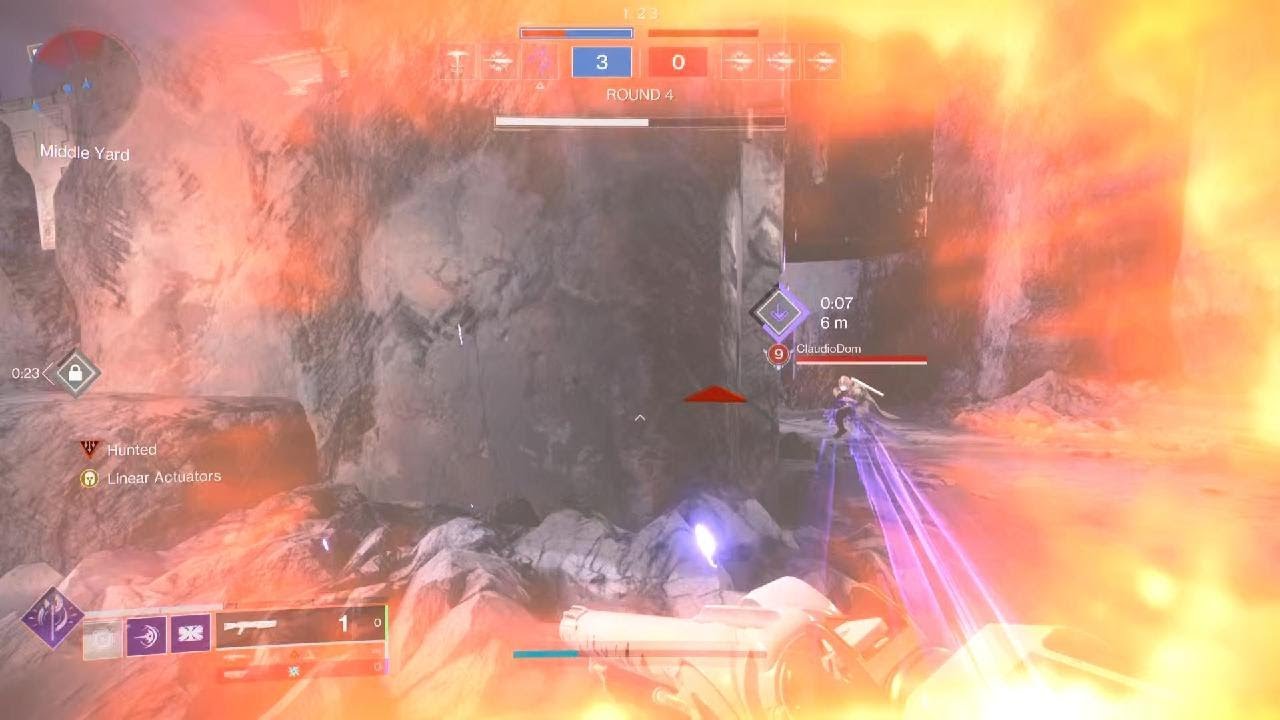 Getting Shot Threw Titan Barricade Destiny 2 PvP - YouTube