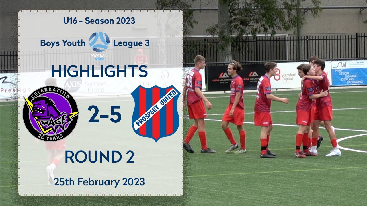 HIGHLIGHTS: 25/02/2023 | 'Western Rage 2-5 Prospect | U16 Round 2 - YouTube