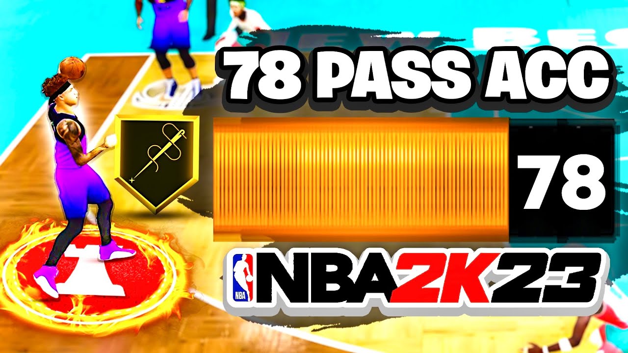 HOW ELITE CAN 78 PASS ACCURACY BE AS A POINT GUARD IN NBA 2K23 COMP PRO ...