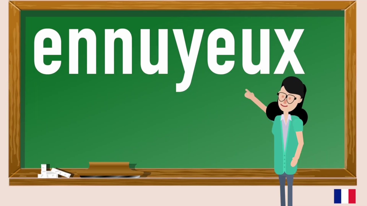 How to pronounce ennuyeux in French - YouTube
