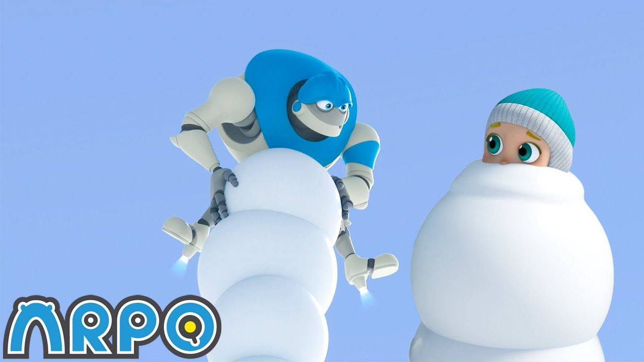 Boneco de Neve Gigante! 💥 Arpo e Daniel na Aventura Gelada | ARPO o ...