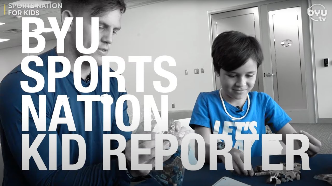 Building Legos with BYU Football QB Jake Retzlaff - BYUSN Kid Reporter ...