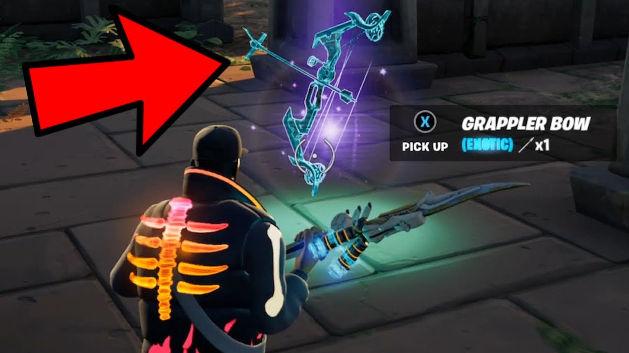 Where to Find NEW GRAPPLER BOW in Fortnite! (How to Get Grappler Bow in ...