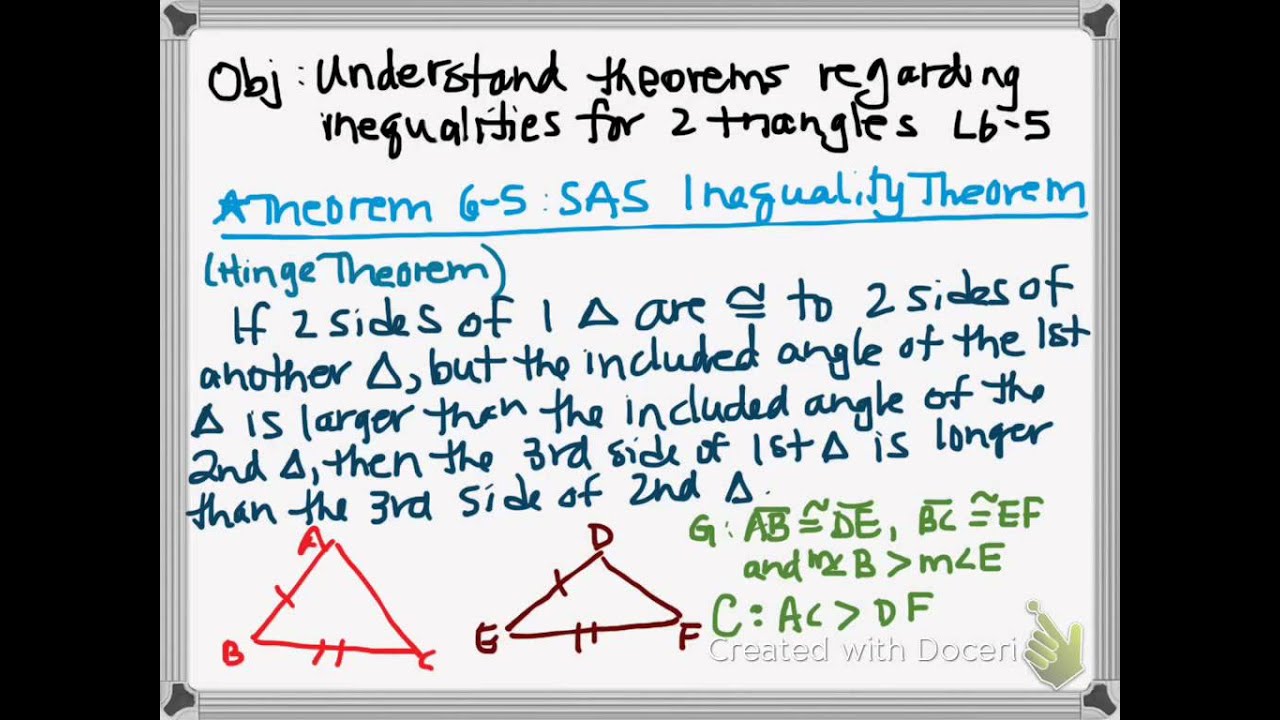 Inequalities for 2 Triangles - YouTube