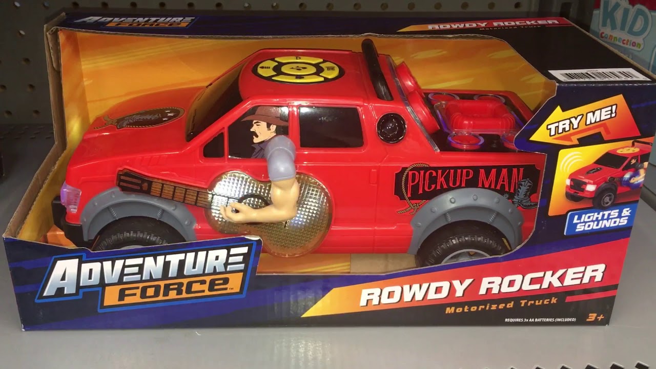 Adventure Force Kid Galaxy Road Rippers Rowdy Rockers Pick Up Man - YouTube