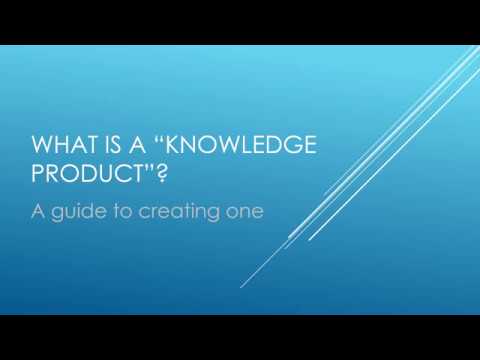What is a Knowledge Product - YouTube