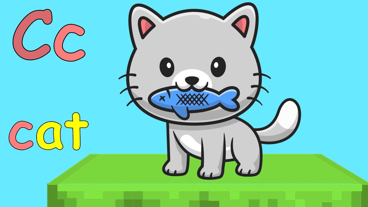 😺😺😺 C for Cat 🐟 🐟🐟 Phonics Song | Kidzstation - YouTube