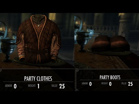 Party Hard With These Only Party Clothes in Skyrim - YouTube